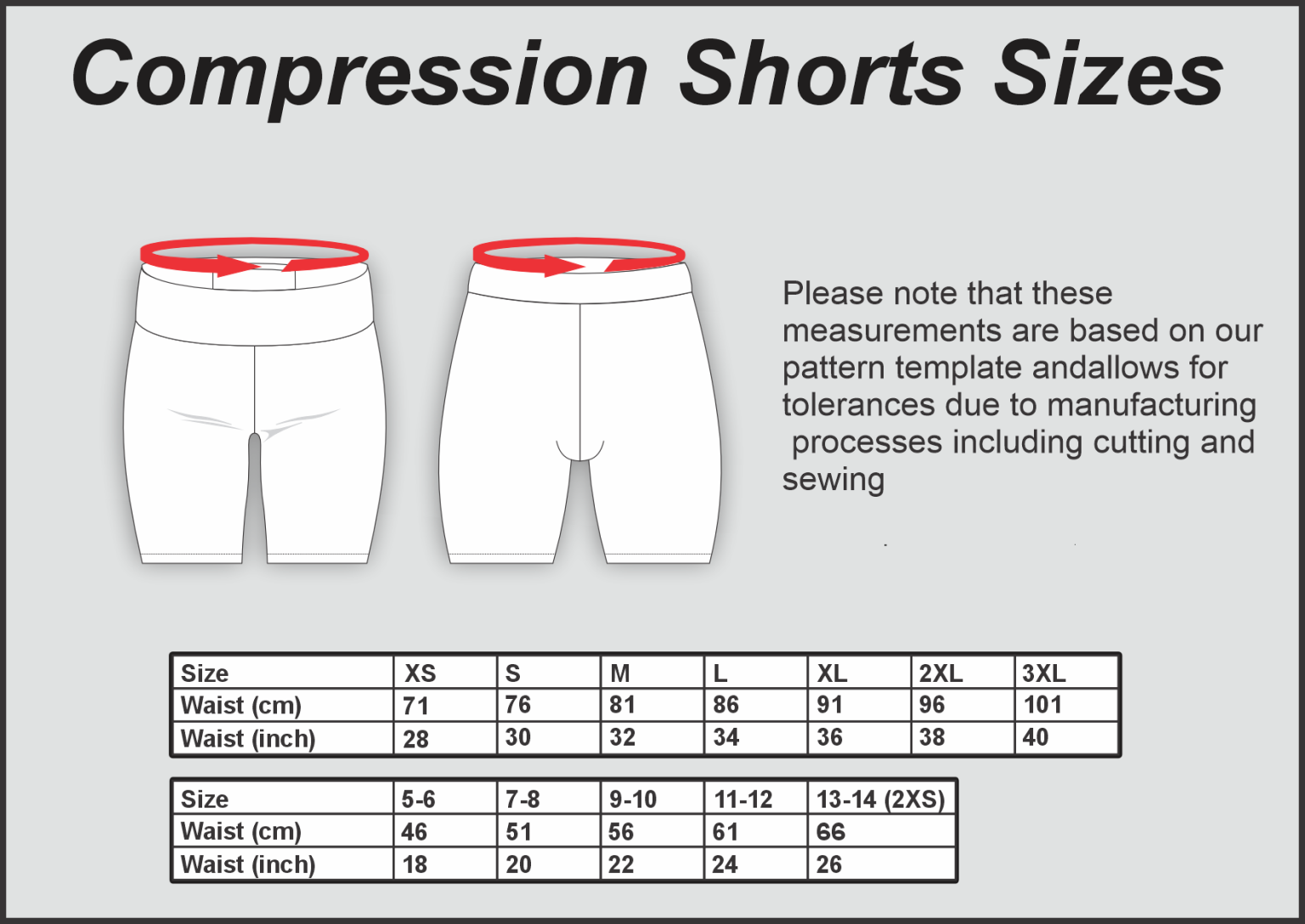 Size Charts – SportsKit