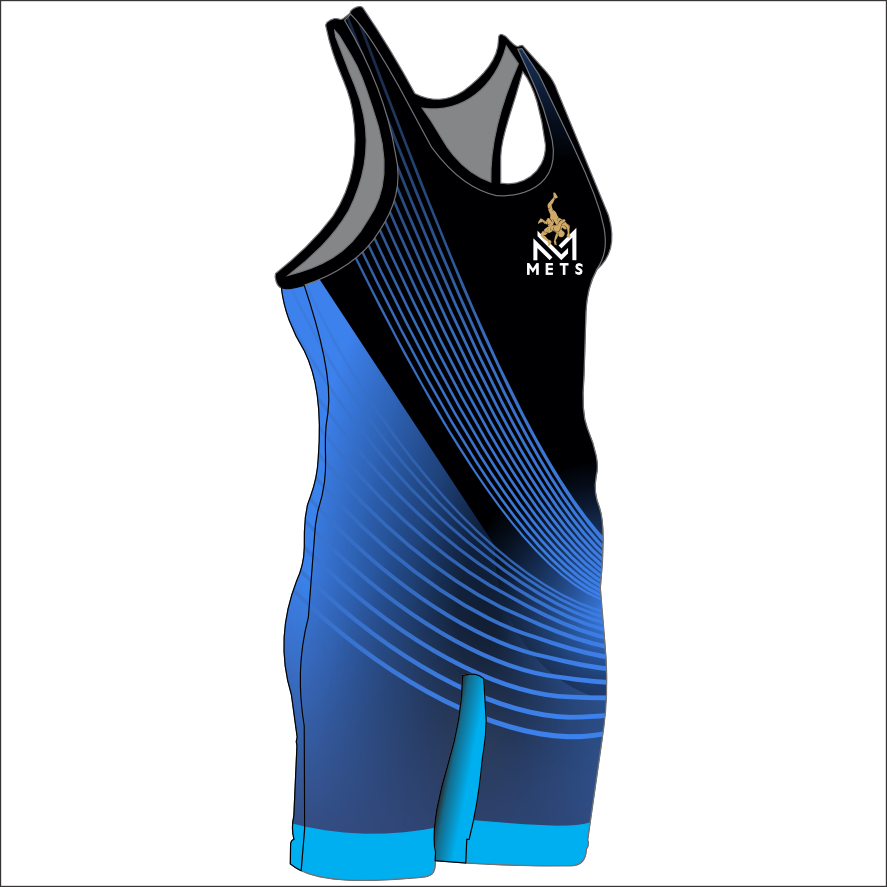 METS Wrestling Singlet – BLUE – SportsKit